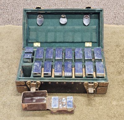 Exact Weight Scale Calibration Kit Inspector 31 lbs Blocks Vintage USA ...