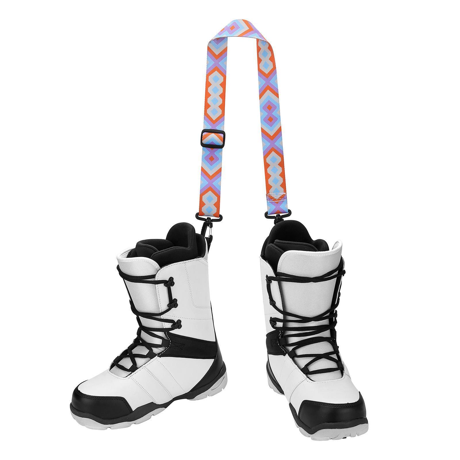 3X Snowboard Ski Boot Carrier Strap Shoulder Belt Portable Skates Carry ...