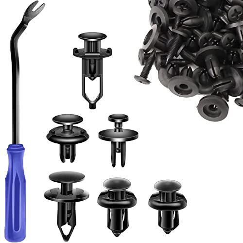 AXELECT 120 PCS Car Clips with Fastener Removal Tool, Car Push Pins ...