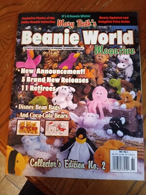Ty Beanie Baby "Mary Beth's Beanie World Magazine" Vol. 1 No. 2 1997 ...