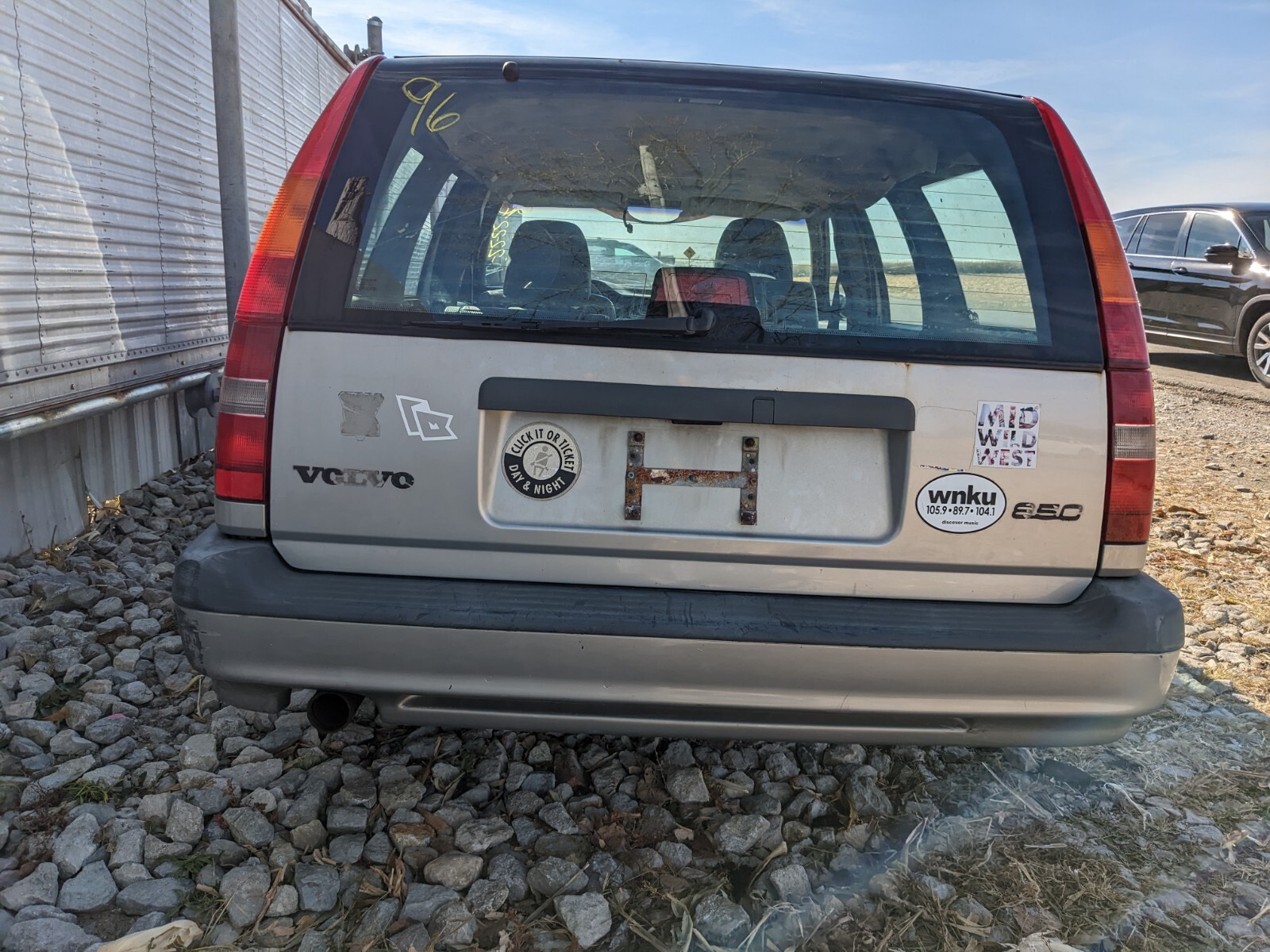 1993 - 1997 Volvo 850 Rear Drivers Side Door Silver Sand Metallic PC ...