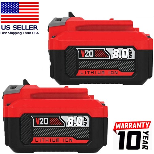 2X CMCB205 8.0Ah 20V Lithium Battery for Craftsman CMCB202 CMCB204 ...