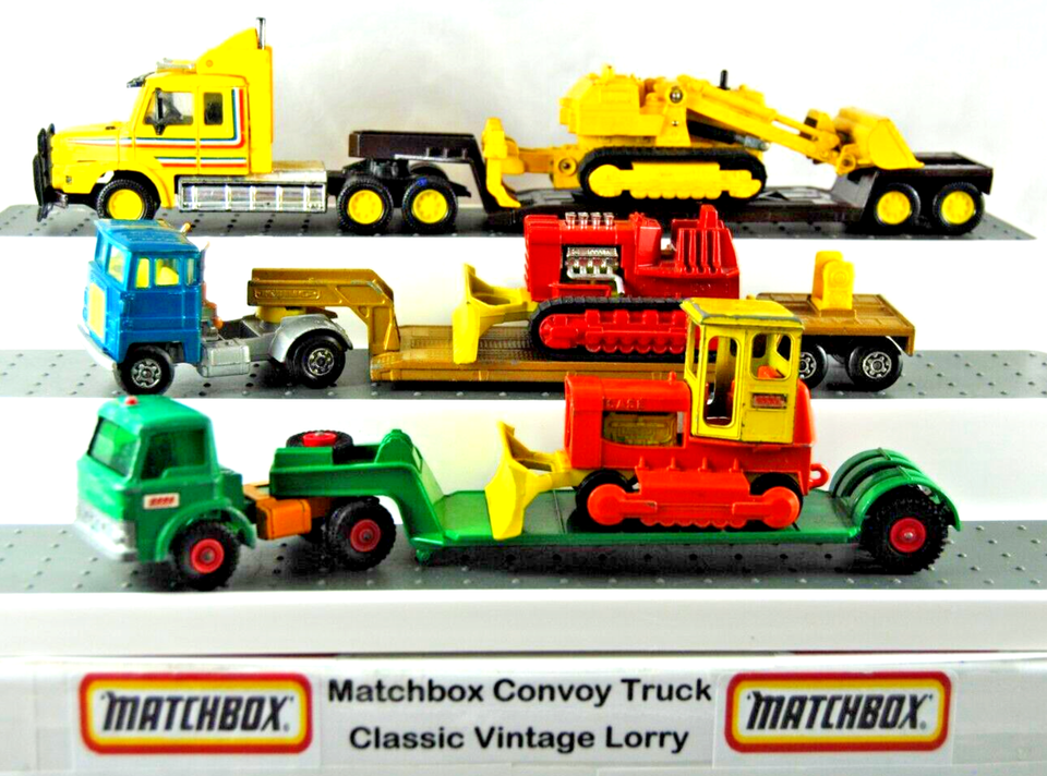 Various MATCHBOX KING SIZE K-17 FORD TRUCK UNIT & DYSON LOW-LOADER ...