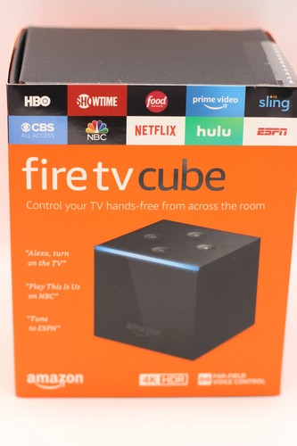 Amazon Fire TV Cube Hands-Free with Alexa and 4K Ultra HD Streaming ...