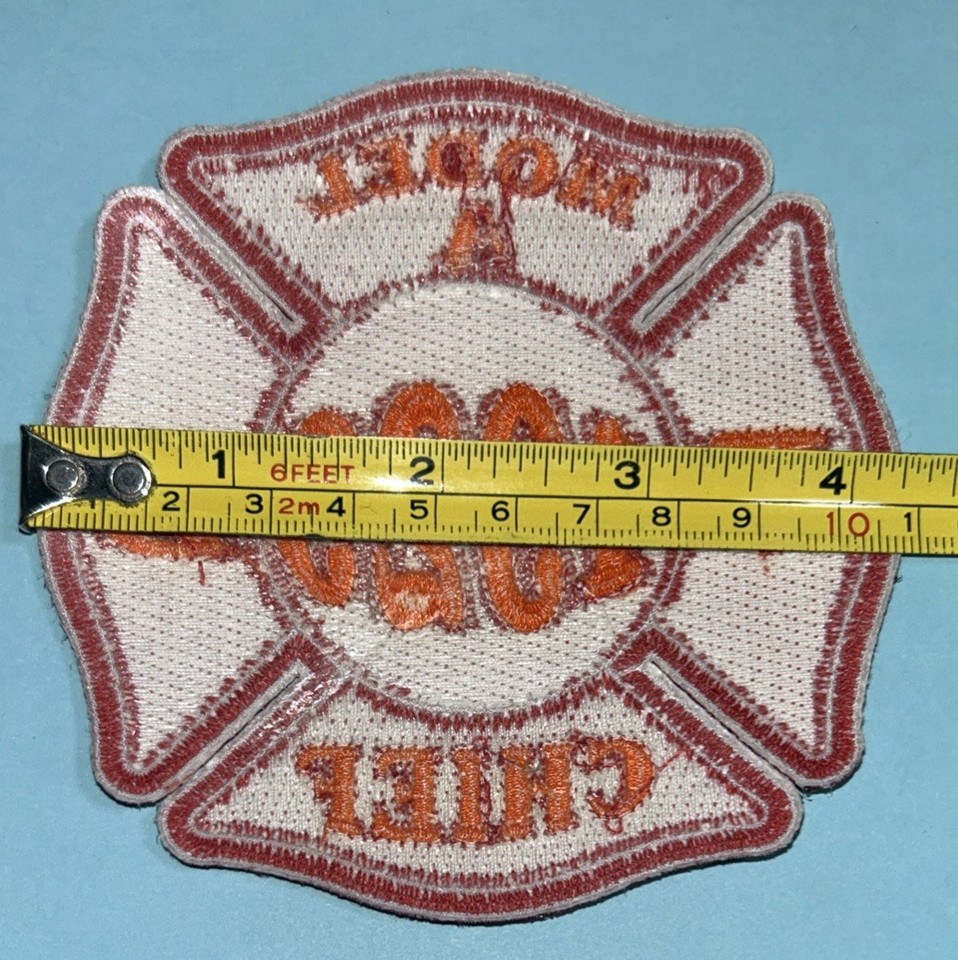 1929 Model A Fire Dept. Chief Patch New Iron-on | eBay