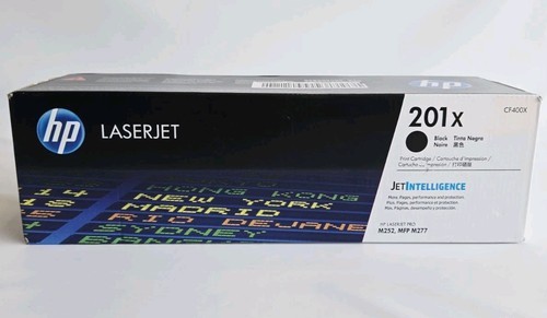 HP Genuine 201X LaserJet Black Toner Cartridge CF400X New Factory ...