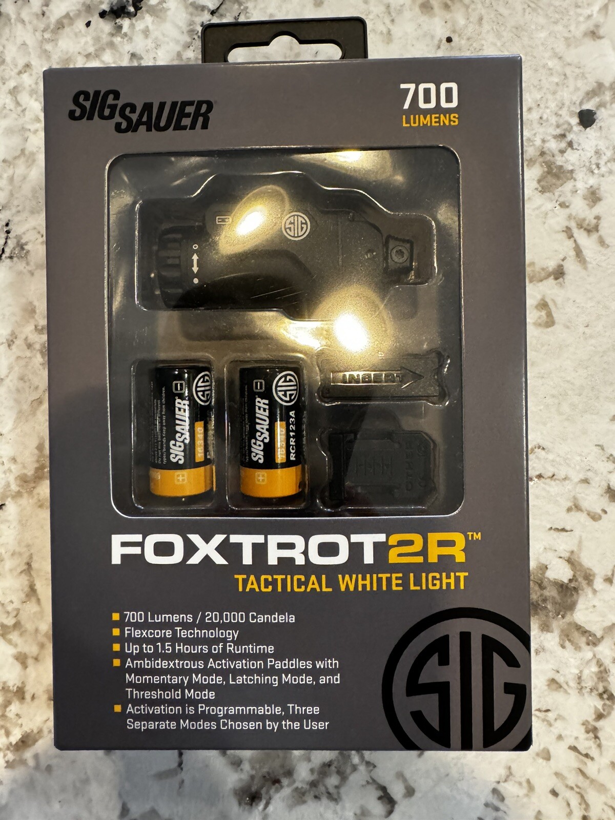 Sig Sauer FOXTROT2R 700 Lumen Universal Pistol Tactical Light ...