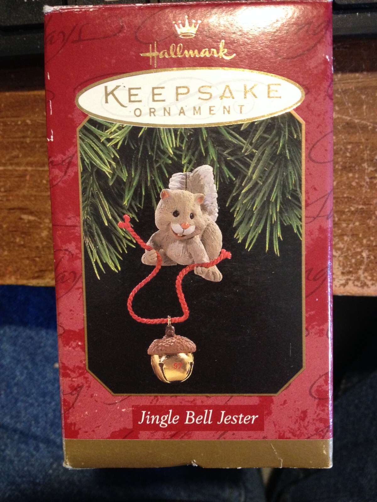 Hallmark "Jingle Bell Jester" Squirrel KeepsakeOrnament In Original Box ...