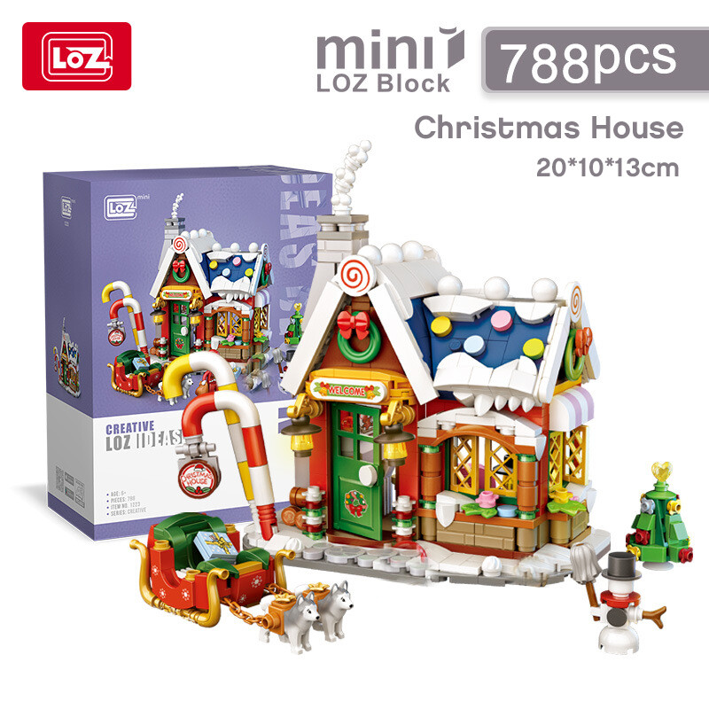 LOZ Mini Blocks Sets Food Street View Building Blocks Micro Bricks with ...