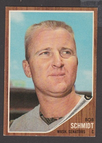 1962 TOPPS BASEBALL # 262 BOB SCHMIDT INV 9362 | eBay