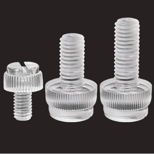 M3-M8 Acrylic Clear Transparent Plastic Adjust Hand Tighten Thumb Bolt ...