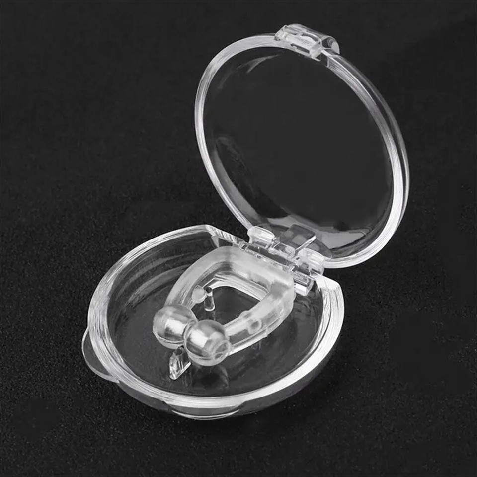 6PCS Anti Snore Magnetic Silicone Fit Nose Clip Relief Snoring Sleep ...