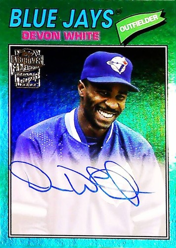 2023 Topps Archives 70FF-DWT DEVON WHITE FAN FAV AUTO GREEN FOIL /99 ...