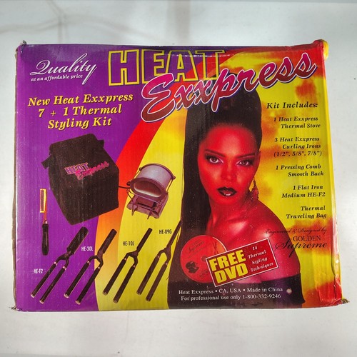 Golden Supreme Heat Exxpress Thermal Styling Kit 7 Piece | eBay
