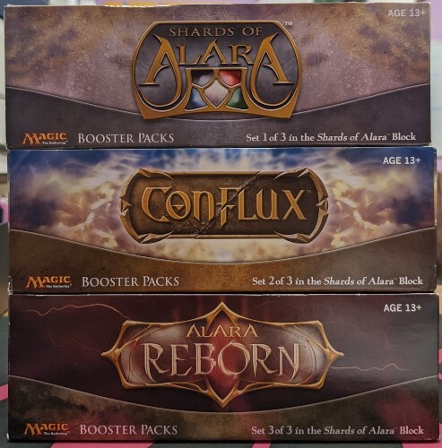 MTG Shards of Alara Block Booster Boxes (Empty Without Packs) ~Oasis ...