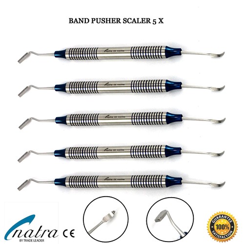 5 Set Band Pusher Scaler Ortho setter Dental Probe Cement Placing ...