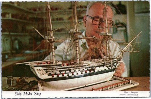 Mystic Seaport,Ship Model Shop - Building a model ship | eBay