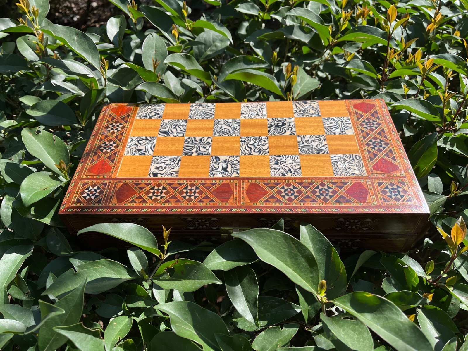 Luxury Backgammon Set w\ Zebra Backgammon - White Black Backgammon - Custom Game | eBay