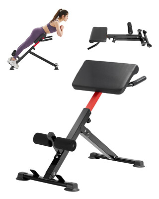 Roman Chair Back Extension Hyperextension Bench Adjustable Foldable ...