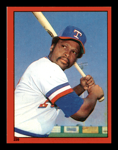 1982 Topps Stickers Al Oliver Texas Rangers #239 Near Mint NM | eBay