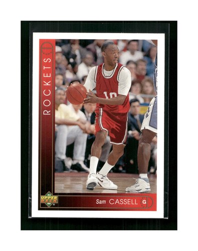 1993-94 Upper Deck Houston Rockets Basketball Card #161 Sam Cassell ...