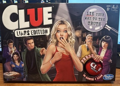2020 Hasbro Gaming CLUE LIARS EDITION Board Game For 2-6 Players Ages 8 ...