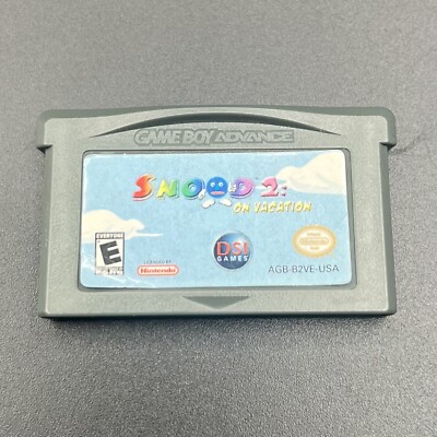 Game Boy Advance Game, Snood 2: On Vacation, Cartridge Only, TESTED | eBay