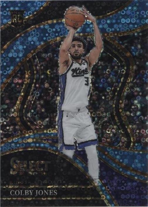 2023-24 Panini Select - Courtside Colby Jones #279 Light Blue Disco ...