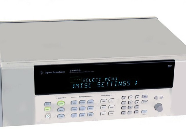 Keysight Agilent 34980A Multifunction Switch Measurement Unit for sale ...