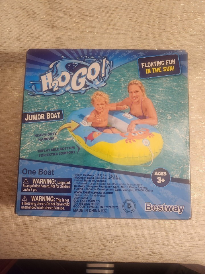 Bestway H2Ogo H20 GO Junior Boat Raft Float Swimming Lobster Summer Fun ...