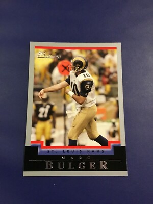 2004 Bowman # 10 MARK BULGER St. Louis Rams Sharp ! | eBay