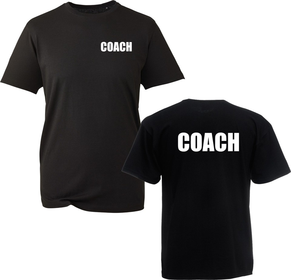 Coach Print T-Shirt Coaching experienced person Trainer Professional ...