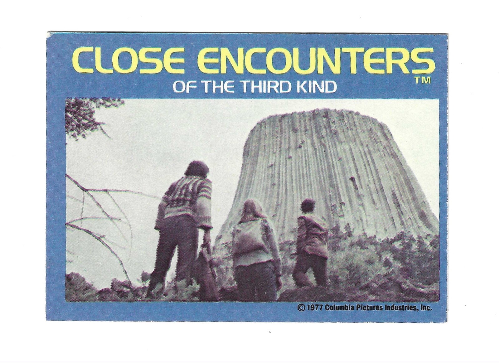 1977 Wonder Bread Close Encounters of the Third Kind Card #15 Devil's Tower | eBay