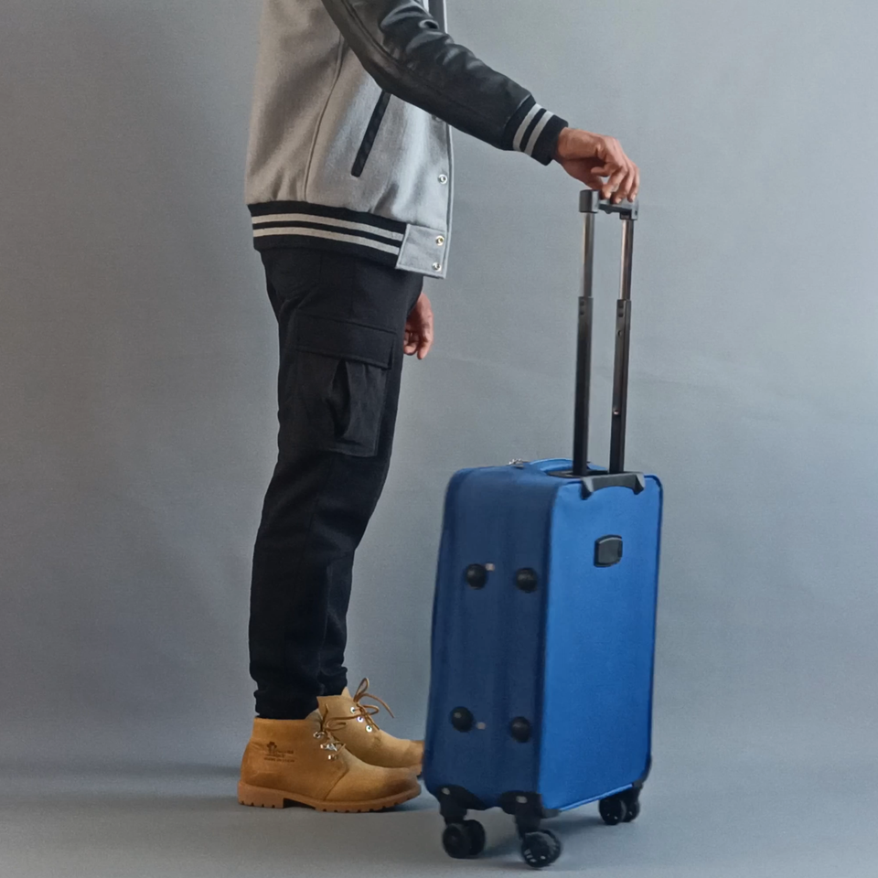 Lightweight Softside Suitcase Set Luggage Travel Trolley Case ...