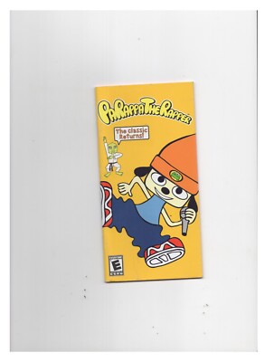 Parappa The Rapper PSP MANUAL ONLY Authentic | eBay