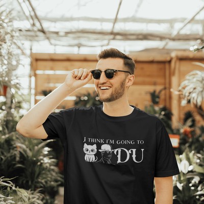 I Think I'm going to CAT MAN DU 100 Cotton Women's V-Neck & Unisex T ...