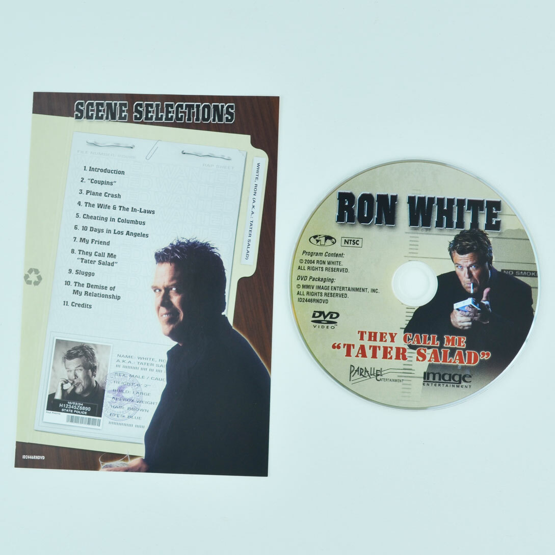 Ron White - They Call Me Tater Salad (DVD, 2004) Slipcover and DISC ...