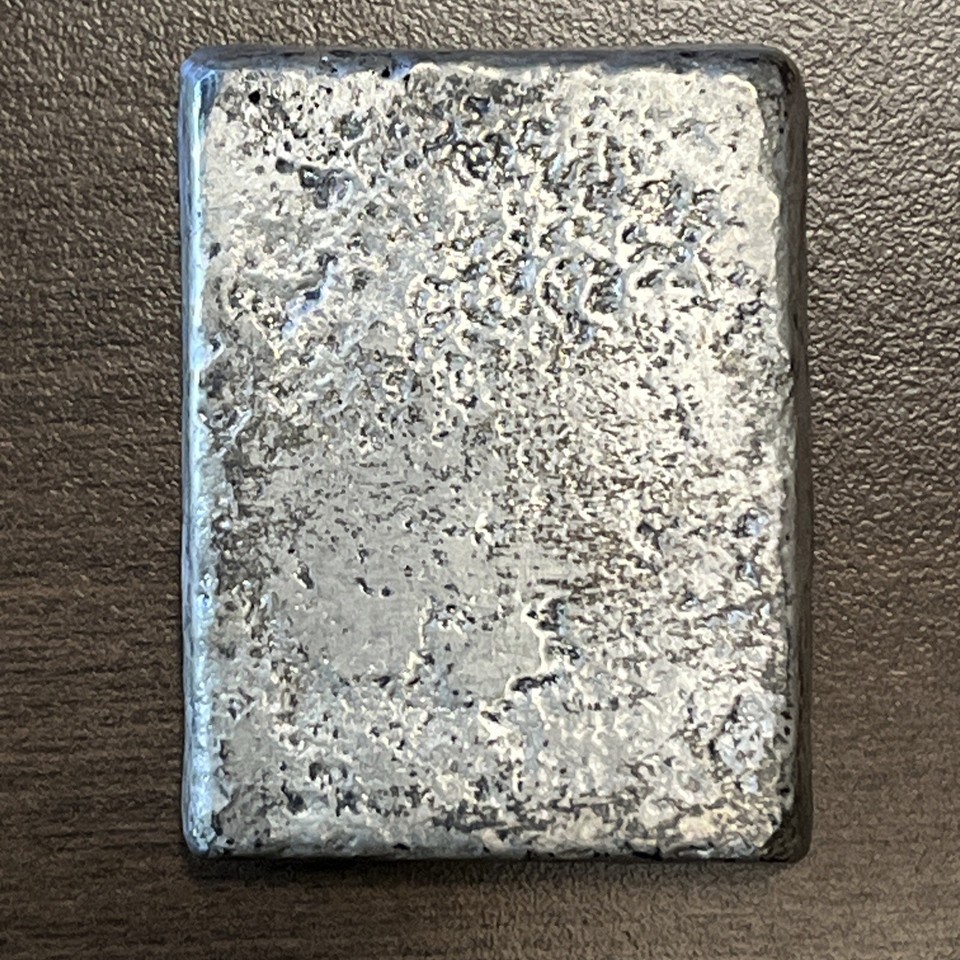 Hoover & Strong 10 Oz Rare Vintage Silver Bar Old Ingot Hand Poured | eBay