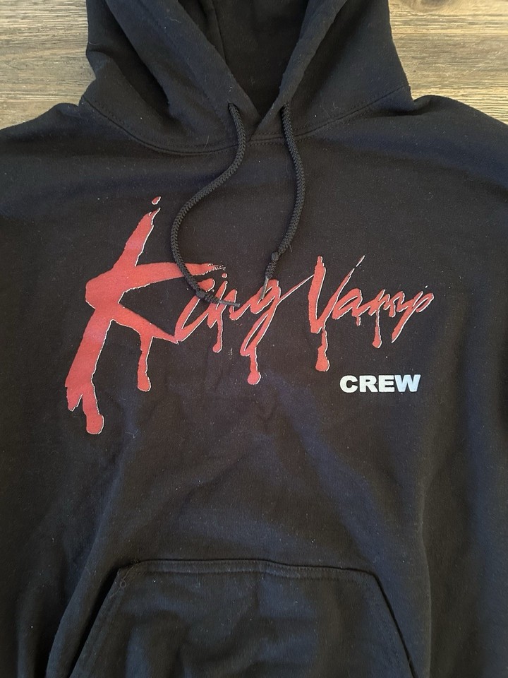 Playboi Carti King Vamp Crew Hoodie Tour Dates Black Gildan Heavy Blend ...