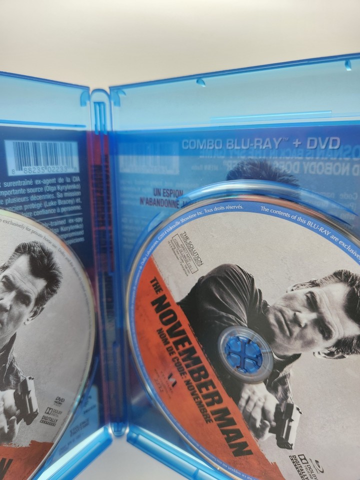 The November Man (Blu-ray+DVD, 2014) Pierce Brosnan, Luke Bracey | eBay
