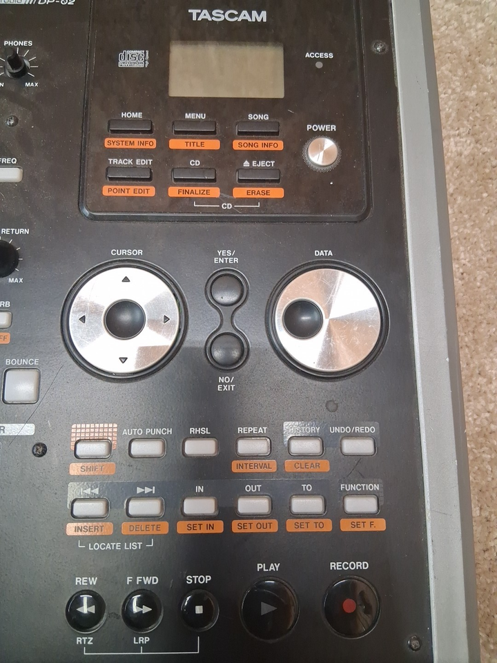 Tascam DP-02 Digital Portastudio Multitrack Recorder 8 Track CD Digital ...