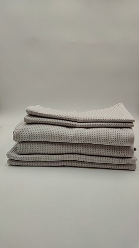 Quince Home Turkish Waffle Terry Bath Towel Bundle Set of 6 Silver OS ...