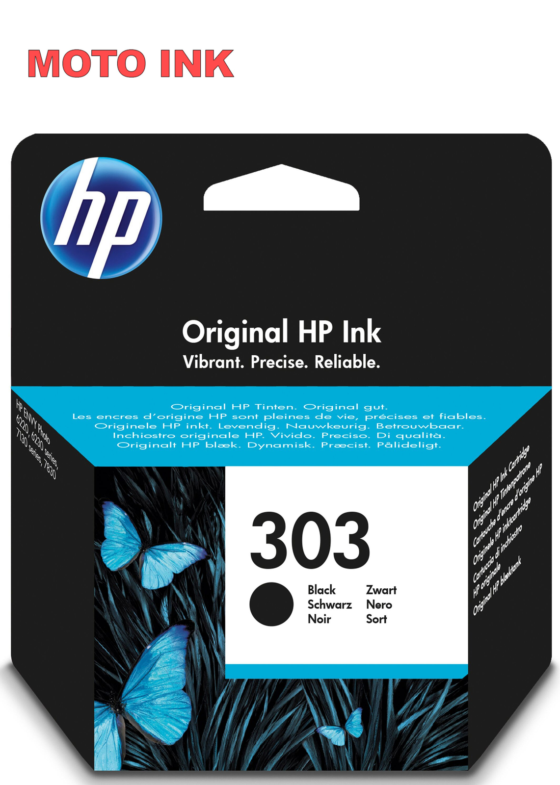 HP 303 Black Original Ink Cartridge for HP ENVY Photo 6234 All-In-One ...