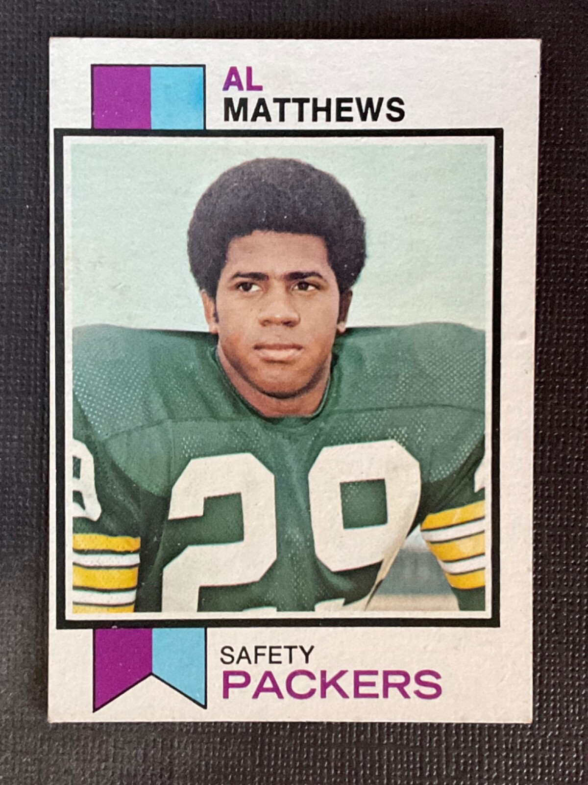 Al Matthews 1973 Topps Rookie Football Card #143 - Green Bay Packers ...