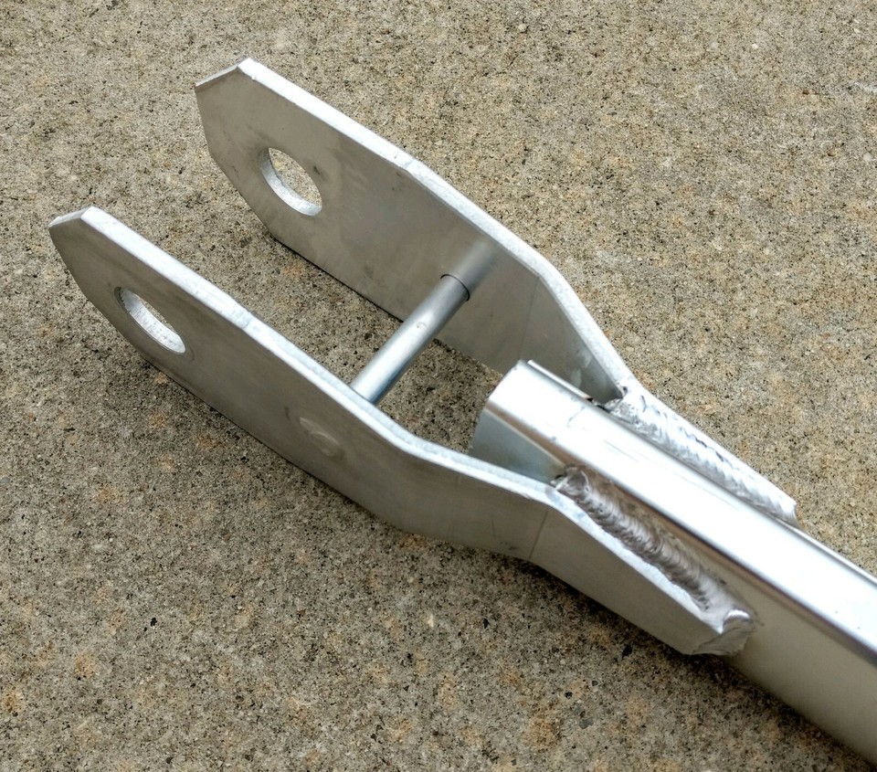 4-Spring Aluminum Lower Arm for Dump Truck Flip Tarp Systems. ** 93 ...
