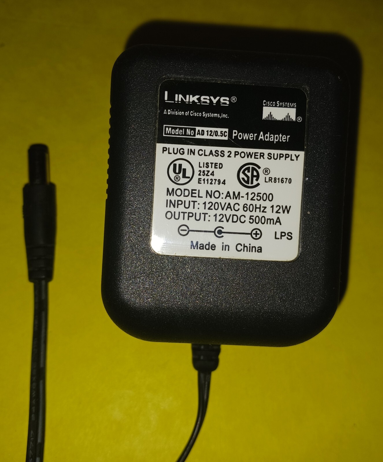 LINKSYS OEM Power Charger / Power Supply MODEL# AM-12500 AC ADAPTER | eBay