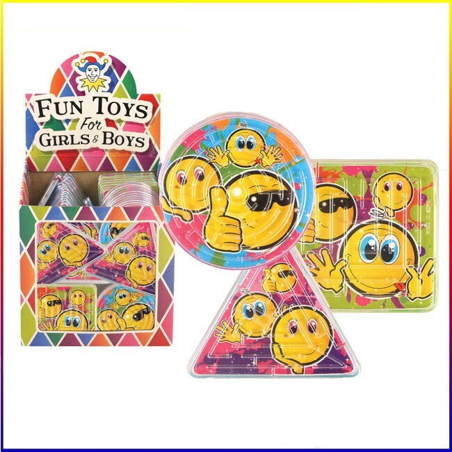 Mini Smile Face Puzzle Mazes Children Maze Game Happy Smiling Face Kids ...