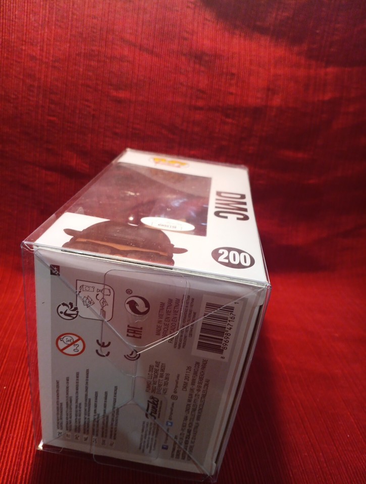 Lot GA17 Signed JSA Rare Funko POP Rock RUN DMC 7BAP NYCC 200 FIGURE ...