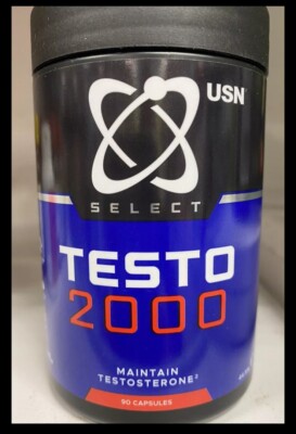 2 X USN Select Testo 2000 Capsules Gym Weight Gain Bodybuild 90 ...