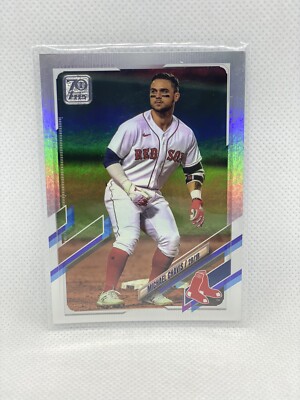 2021 Topps Series 2 Michael Chavis Rainbow Foil Parallel #491 Boston ...